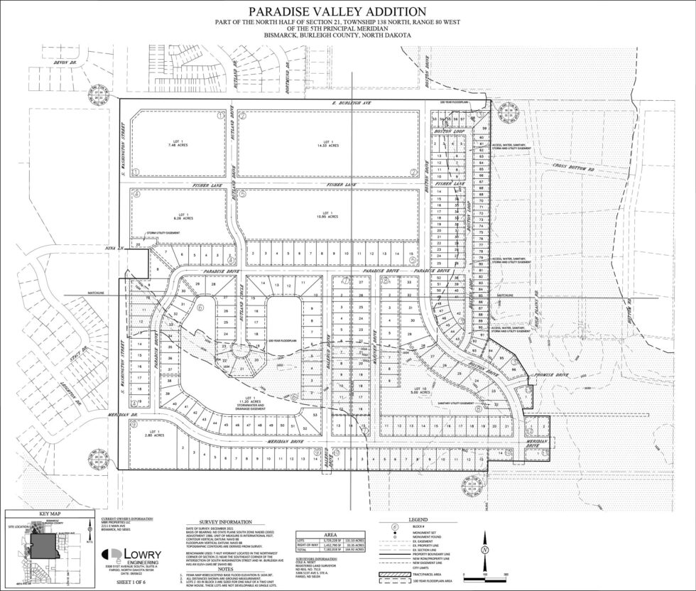 Plat Map - Paradise Valley