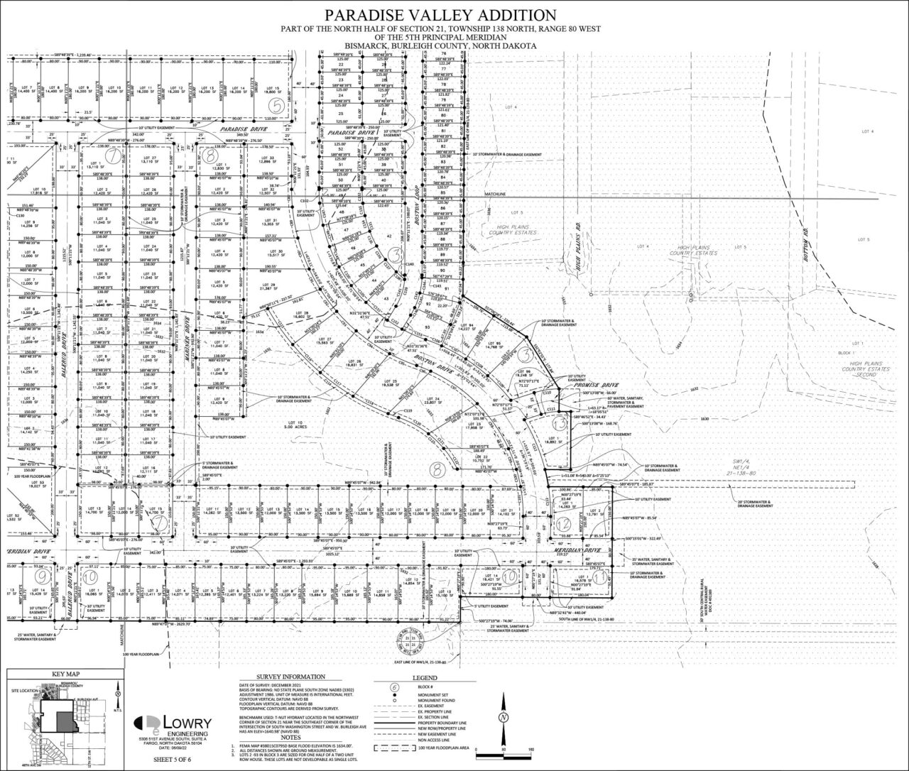 Plat Map - Paradise Valley