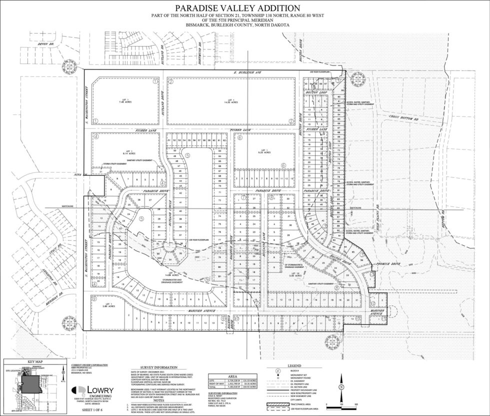 Plat Map - Paradise Valley